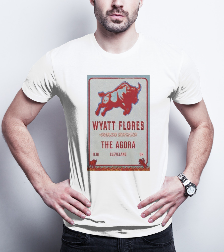 Wyatt Flores And Noeline Hofmann Live At The Agora Cleveland OH November 16 T-Shirt