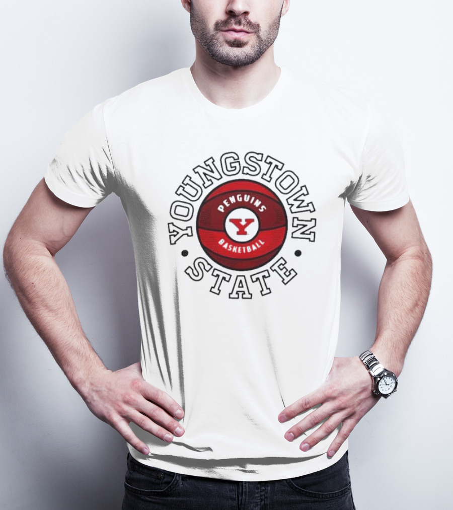 Youngstown State Penguins Basketball Y T-Shirt