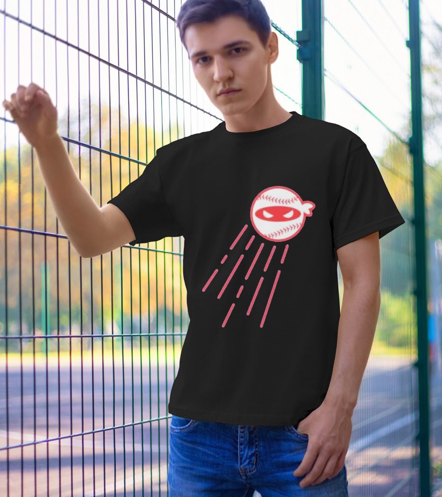 Los Angeles Dodgers Ninja Baseball Pitcher Retro T-Shirt