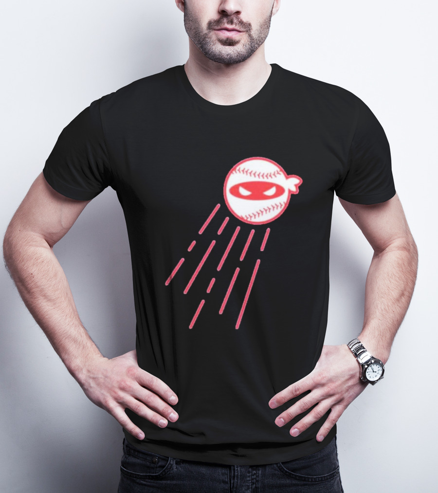 Los Angeles Dodgers Ninja Baseball Pitcher Retro T-Shirt
