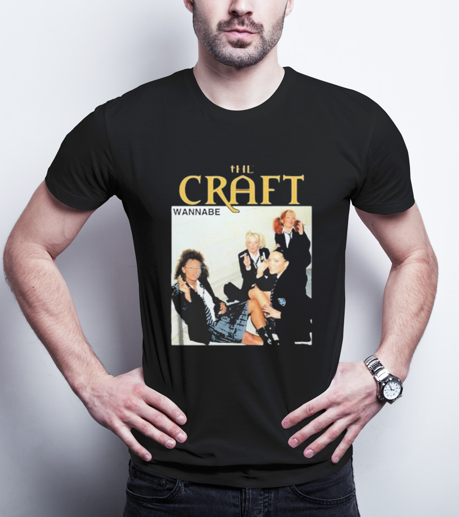 THE CRAFT WANNABE Spice Girls Parody School Girls Smoking Scene T-Shirt