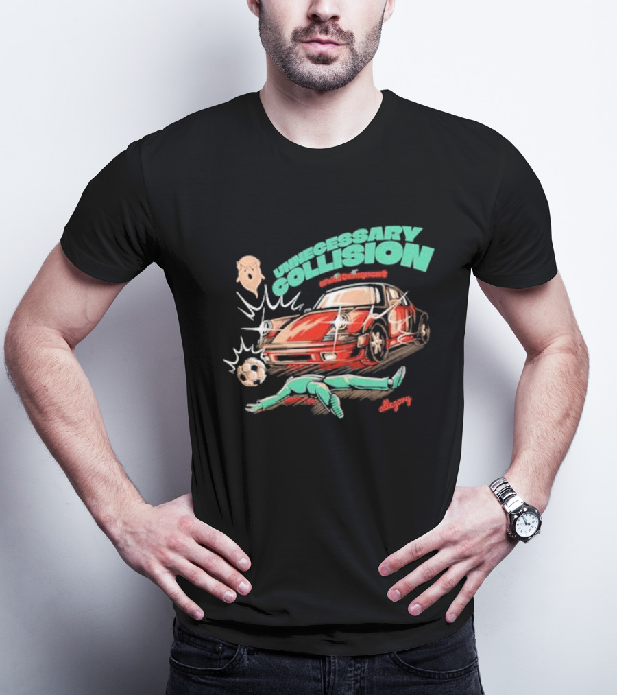Yu Yu Hakusho Unnecessary Collision Bold Impact Allegory T-Shirt