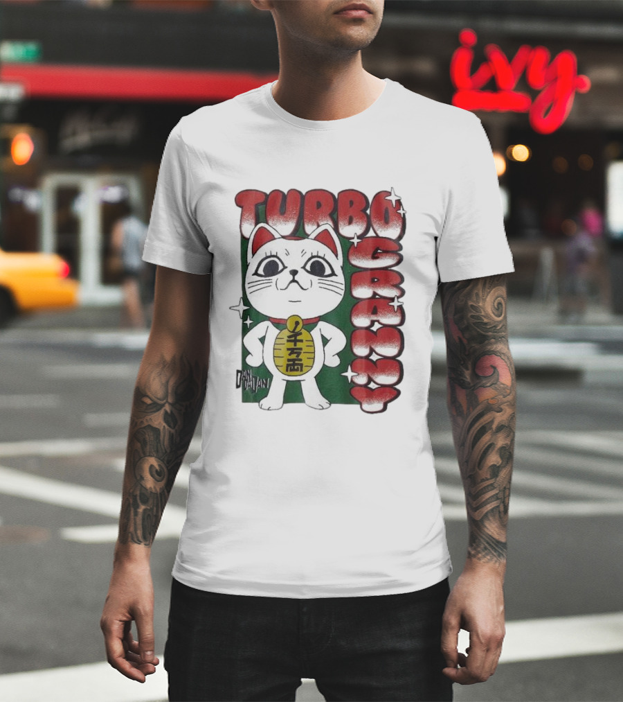 Dandadan Turbo Granny Lucky Cat T-Shirt