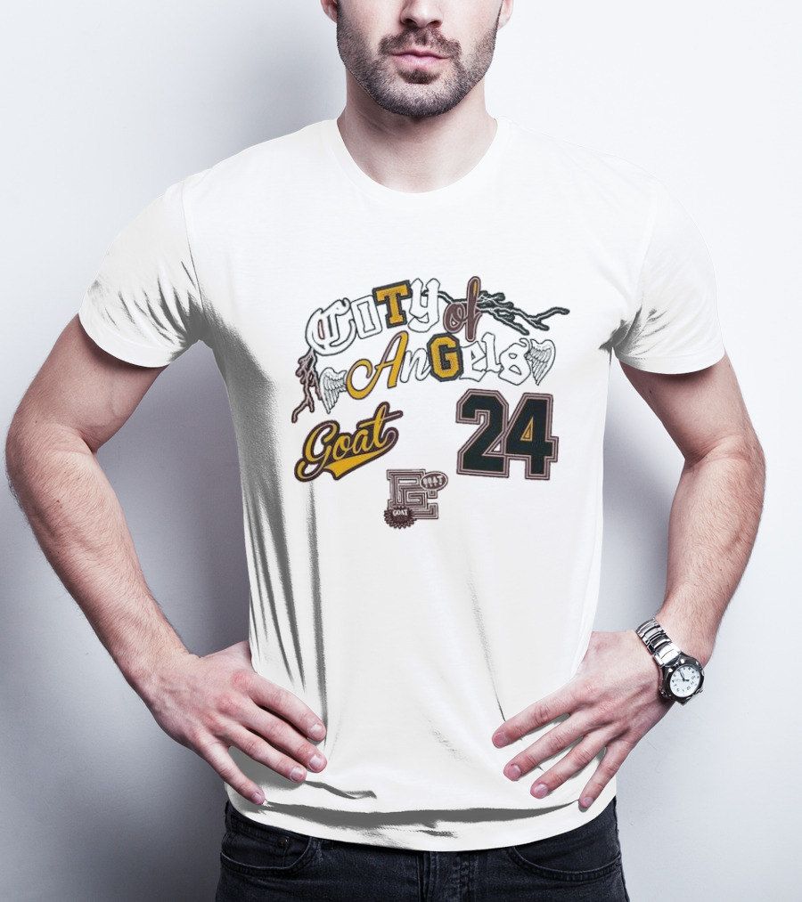 Goat Crew City Of Angels 24 Kobe Bryant Los Angeles T-Shirt