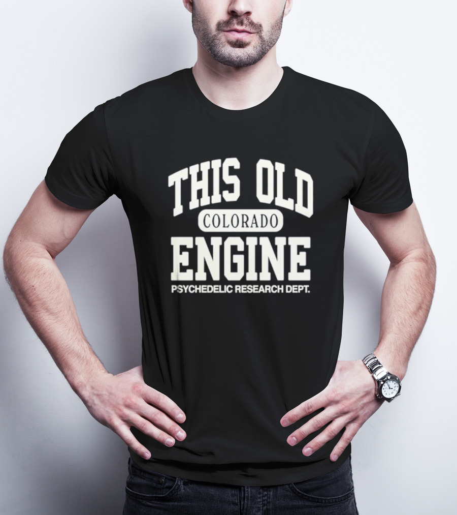 This Old Engine Colorado Psychedelic Research Dept T-Shirt