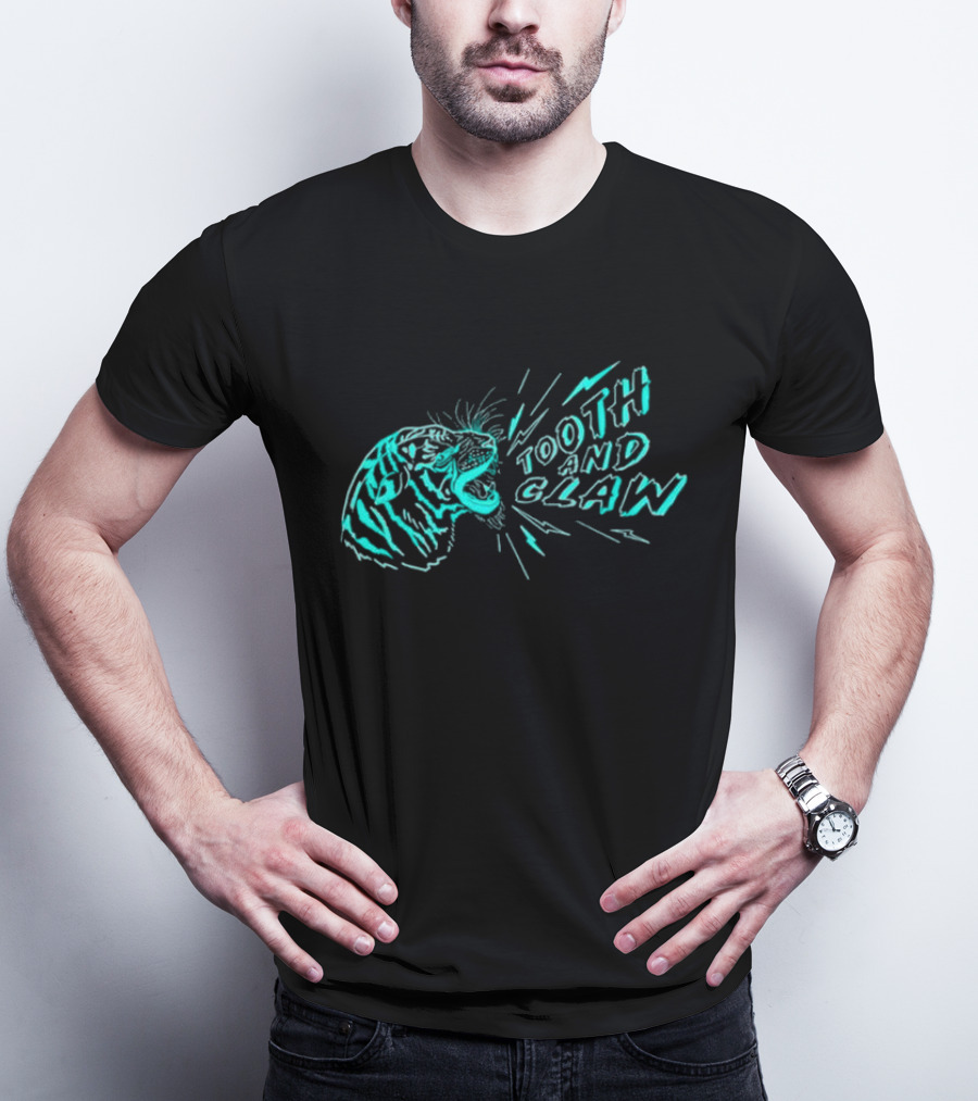 TOOTH AND CLAW TIGER MIDWEIGHT ROAR T-Shirt