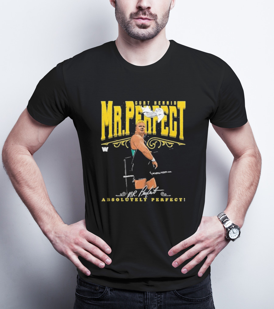Curt Hennig Mr. Perfect Absolutely Perfect Wrestling T-Shirt
