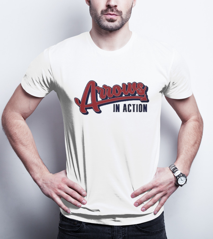 Arrows In Action Athletic Vintage Style Sports T-Shirt
