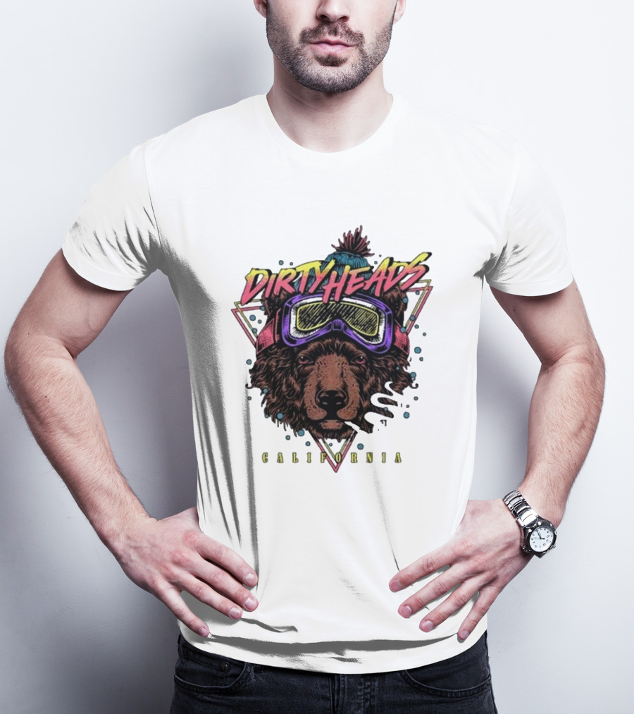 Dirty Heads California Bear With Goggles T-Shirt