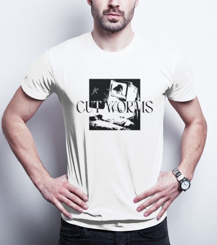 Cut Worms Horse Star TV Screen T-Shirt