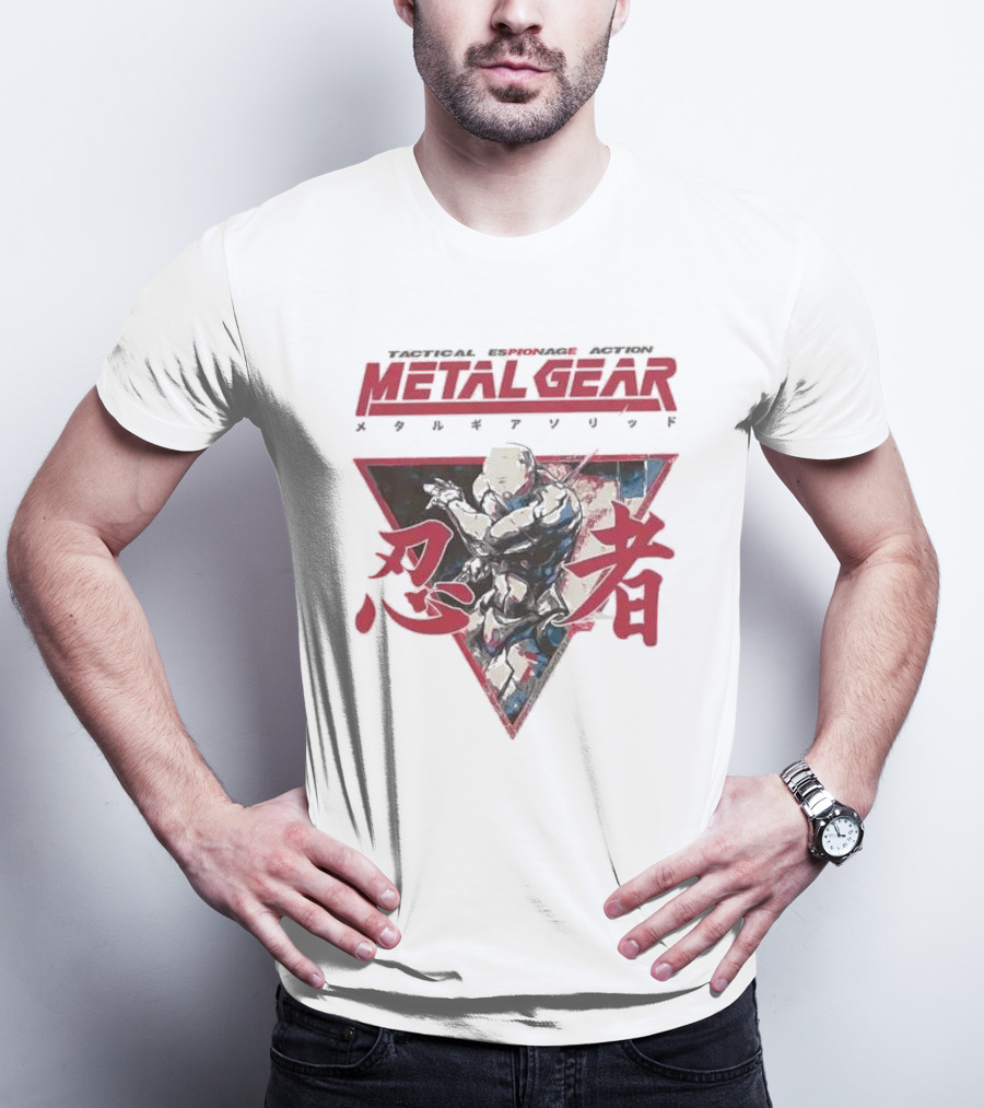 Tactical Espionage Action Metal Gear Solid Ninja Warrior T-Shirt