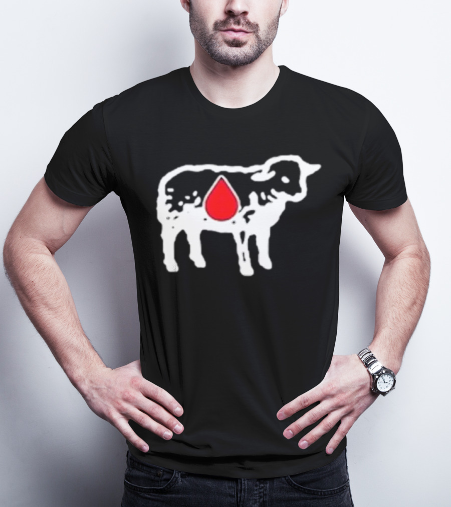 Counterparts Lamb With Red Teardrop T-Shirt