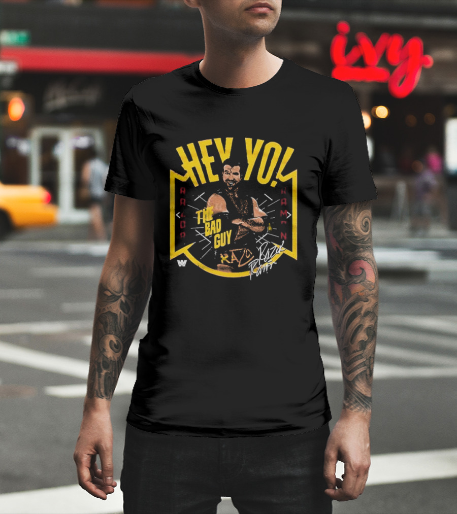 Hey Yo Razor Ramon The Bad Guy Youth 500 Level T-Shirt