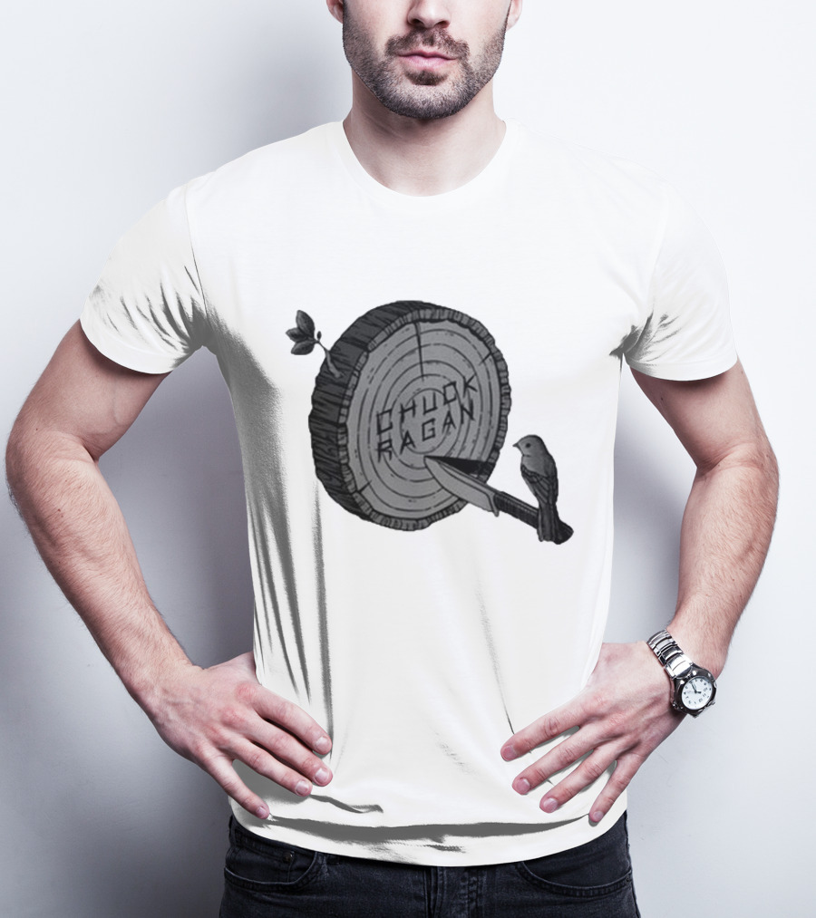 Chuck Ragan Tree Rings Knife Bird T-Shirt