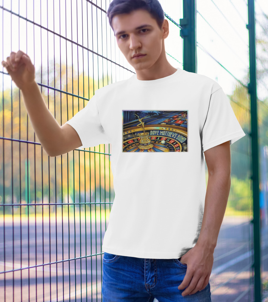 Dave Matthews Band Mohegan Sun Arena Roulette T-Shirt