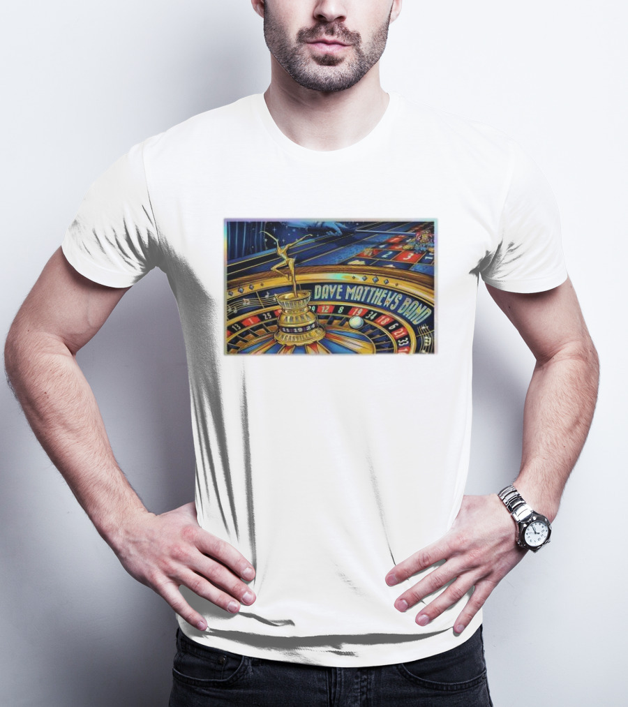 Dave Matthews Band Mohegan Sun Arena Roulette T-Shirt
