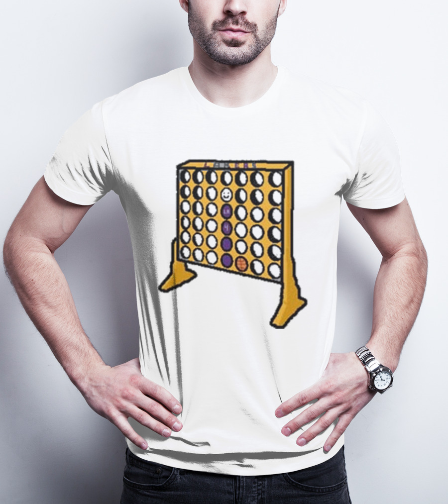 Knecht Four Purple Yellow Basketball Emoji T-Shirt