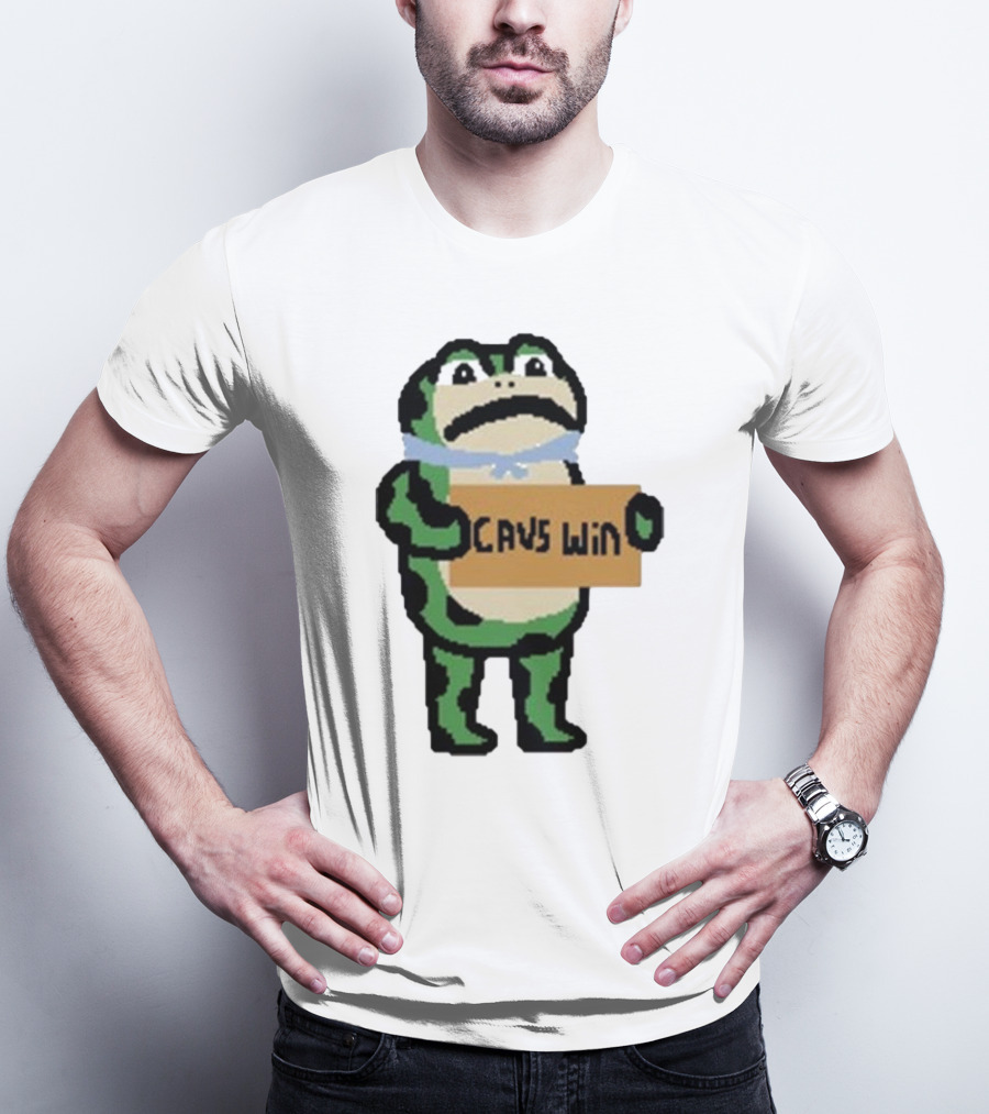 Cavs Win Victory Frog Pixel T-Shirt