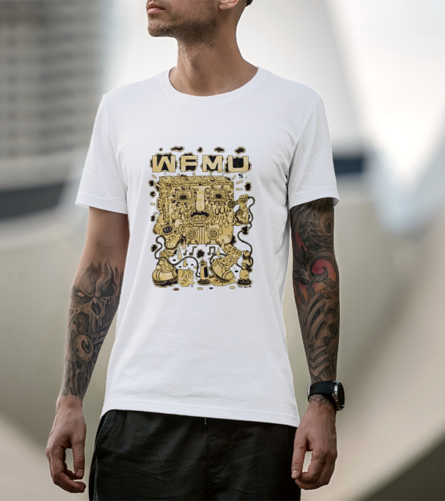 WFMU New Jersey Scaryoke Musical Monster Radio 91.1 T-Shirt