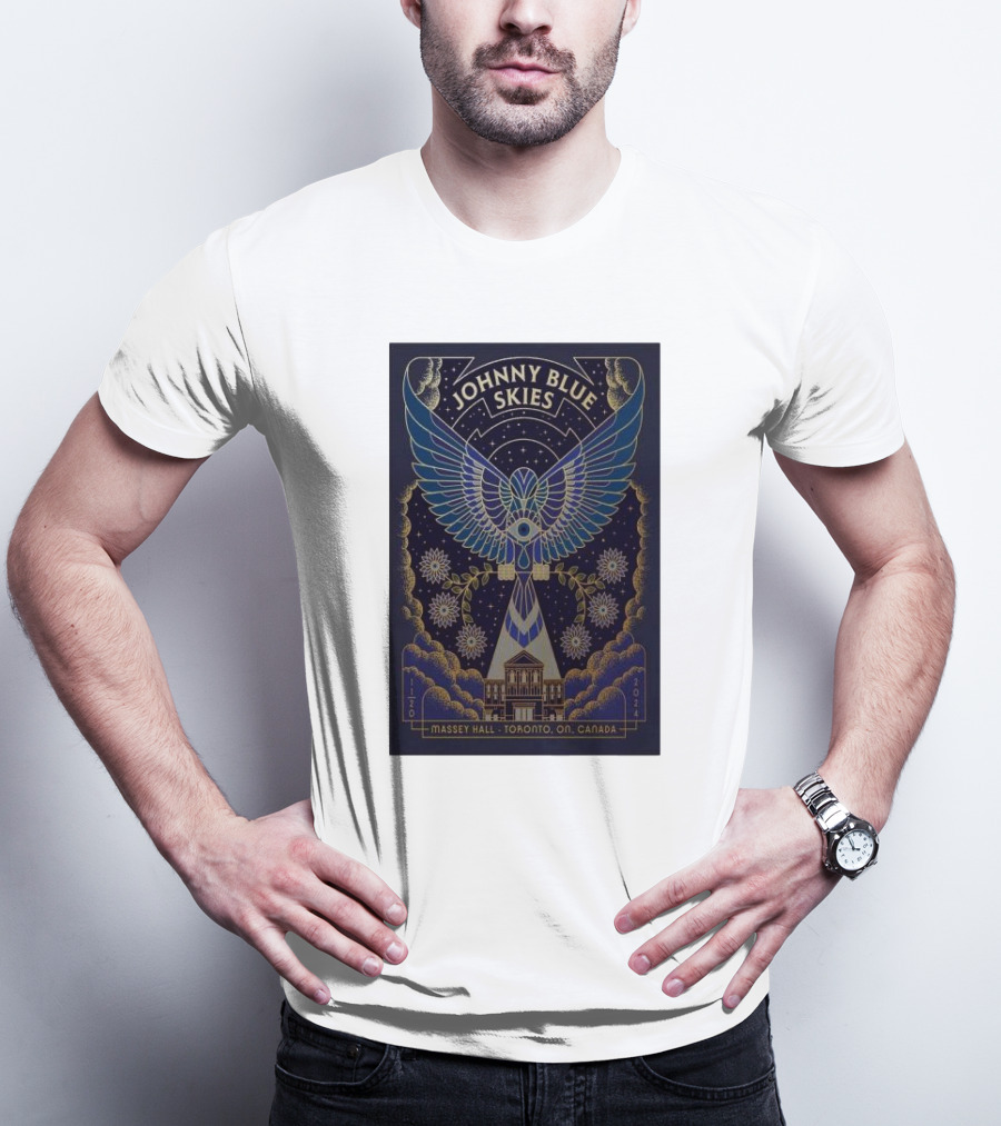 JOHNNY BLUE SKIES MASSEY HALL TORONTO T-Shirt