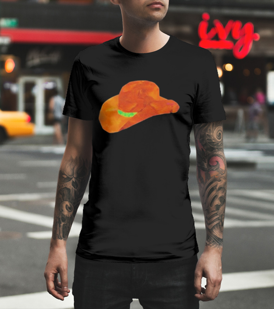Halsey Yallsey Toddler Orange Cowboy Hat T-Shirt
