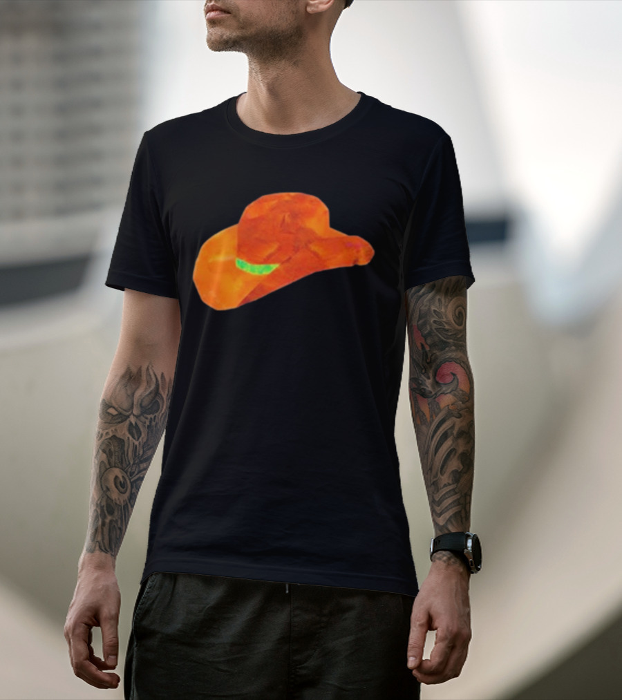 Halsey Yallsey Toddler Orange Cowboy Hat T-Shirt