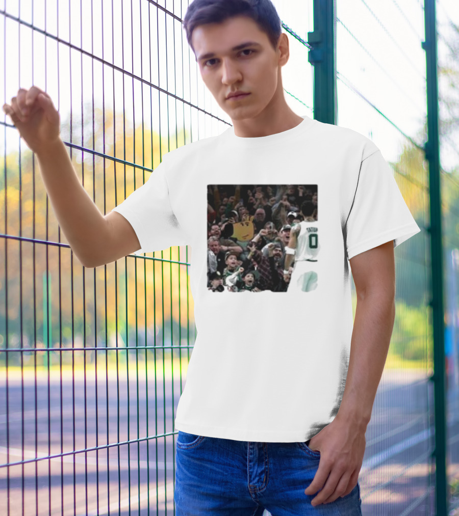 Chill Guy Dog Celtic Boston Tatum 0 Fan Crowd T-Shirt