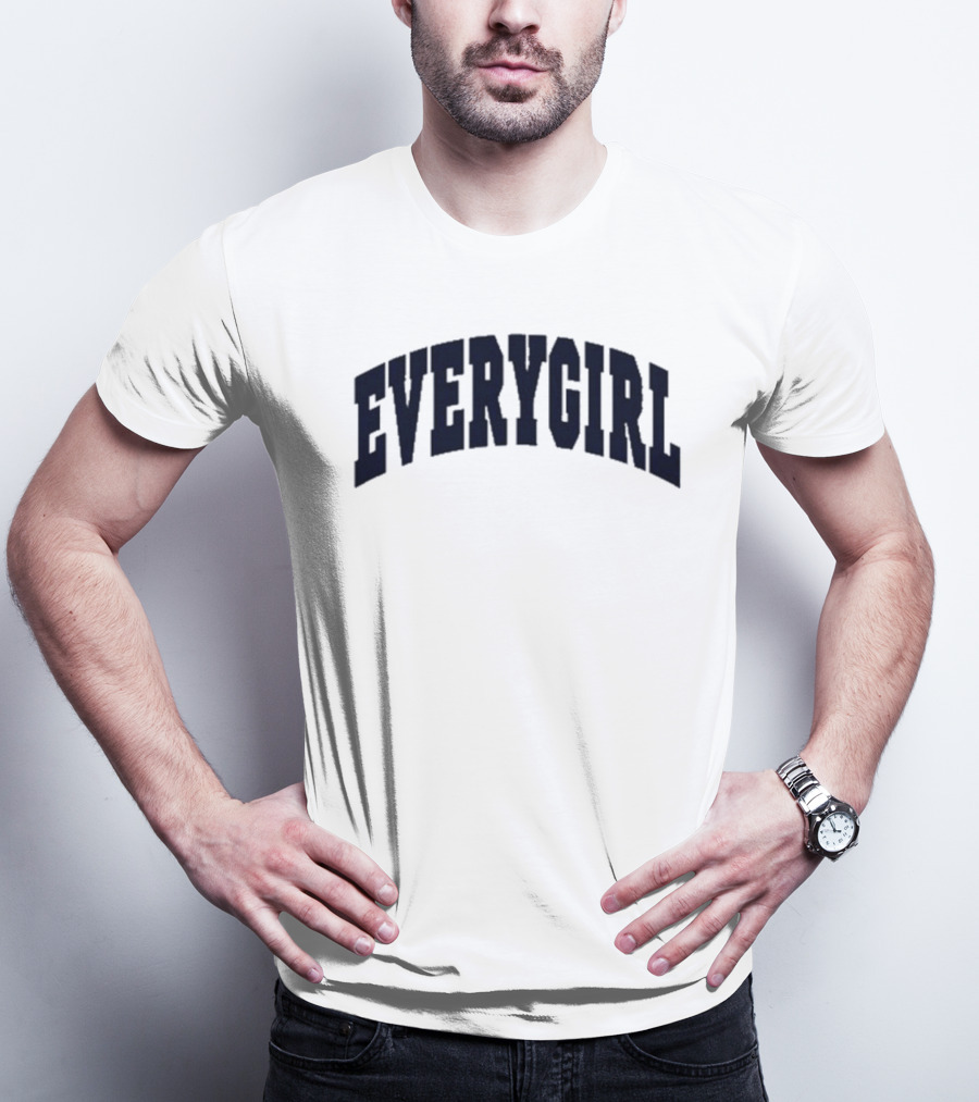 Everygirl Heather Grey Varsity T-Shirt