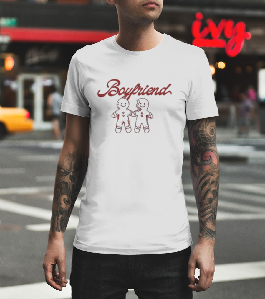 Selena Gomez Boyfriend Gingerbread Cookie Duo T-Shirt