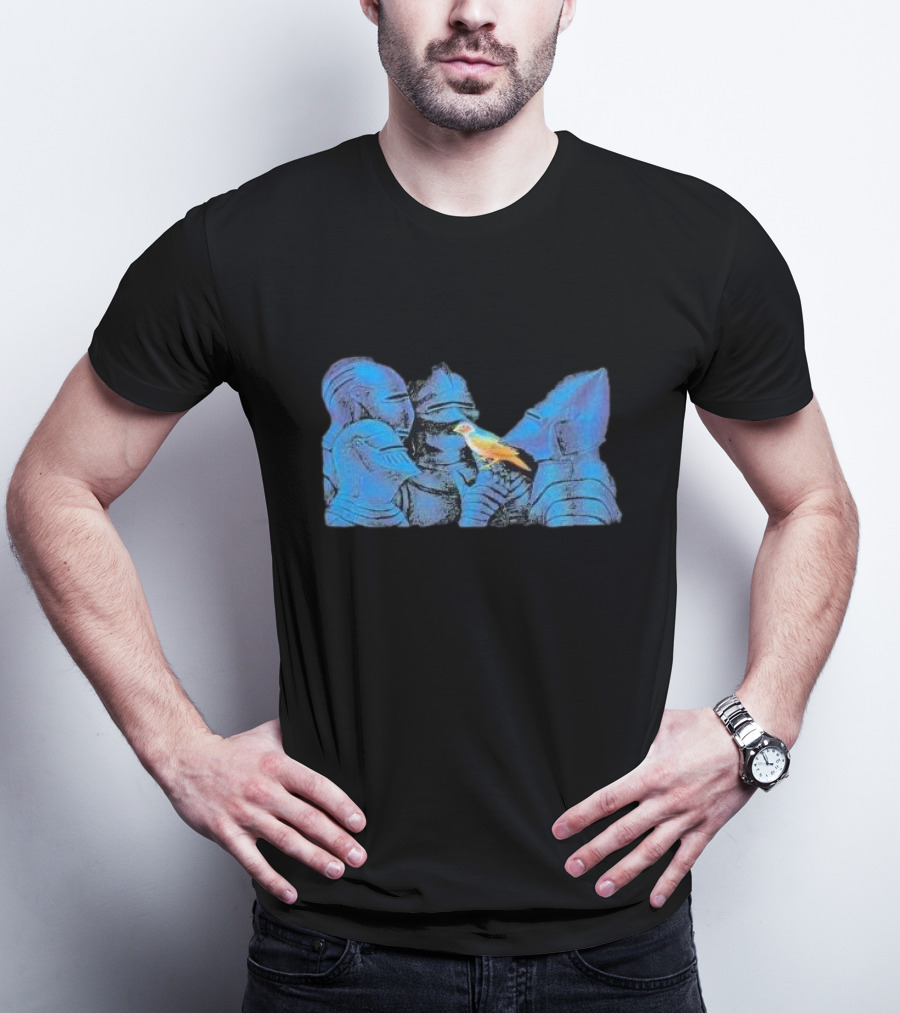 The Church To Be In Your Eyes The Blurred Crusade Knights Bird T-Shirt