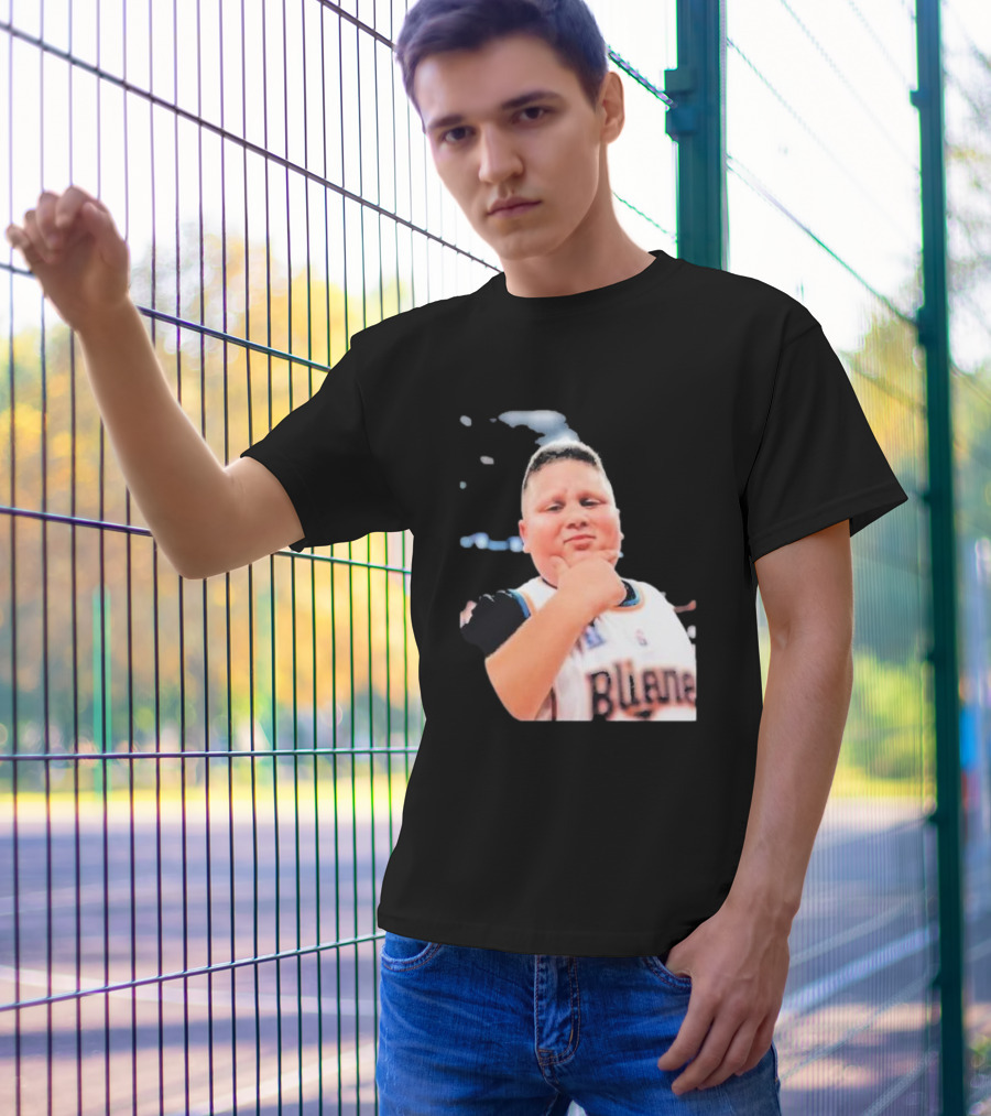 The Rizzler Blazers Confidence Meme Iconic NBA Jersey Humor T-Shirt