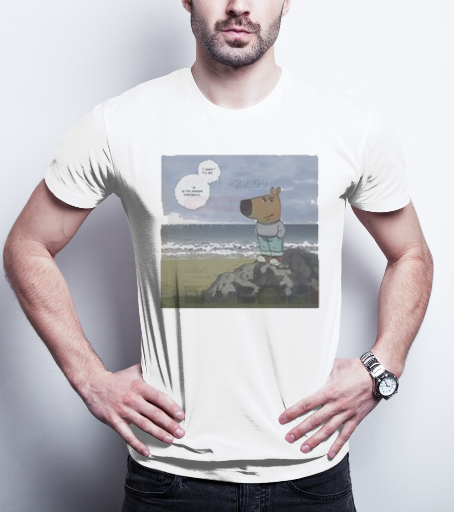 I Wish I Could Be A Dynamic Character Chill Guy Saga T-Shirt