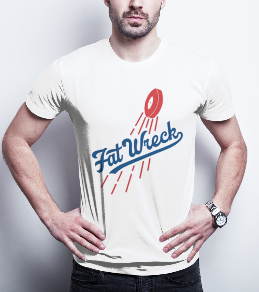 Fat Wreck Chords Los Angeles Dodgers Record T-Shirt