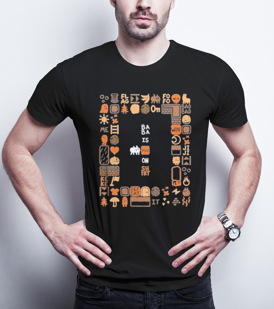 Ba Ba Is You On Shirt Iconic Game Elements T-Shirt