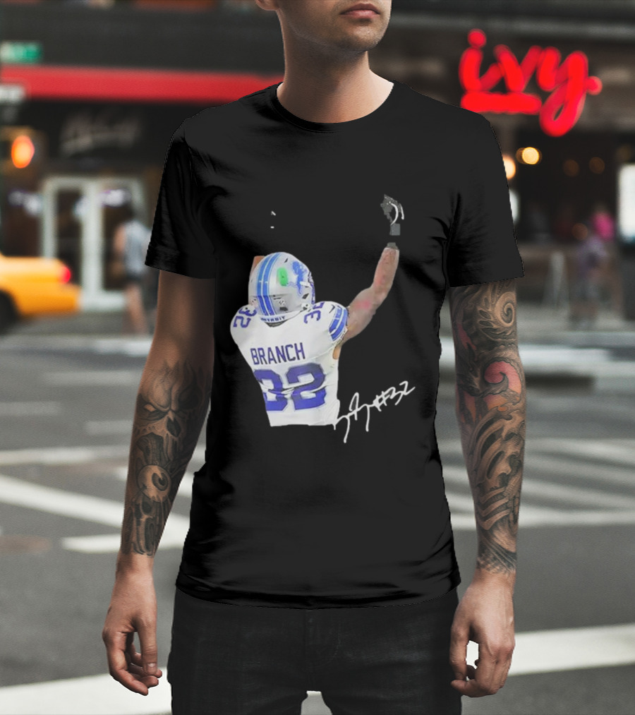 Lions Branch 32 Middle Finger Gesture T-Shirt