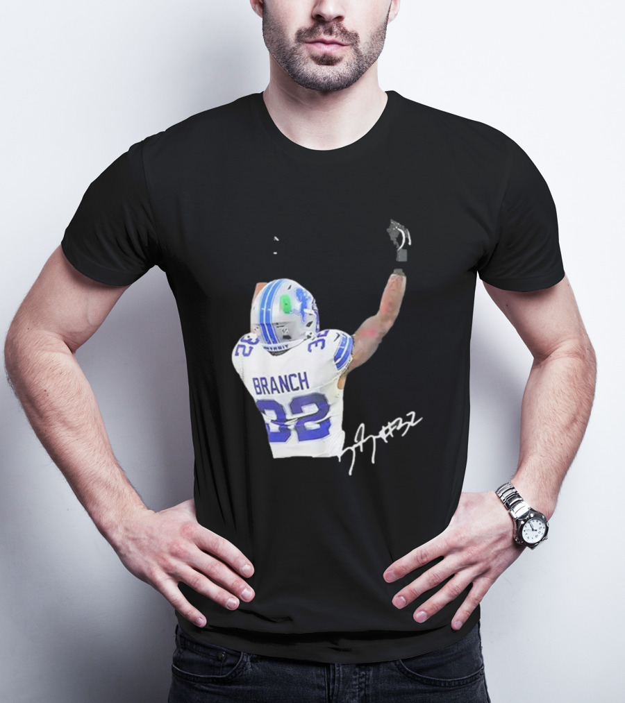 Lions Branch 32 Middle Finger Gesture T-Shirt
