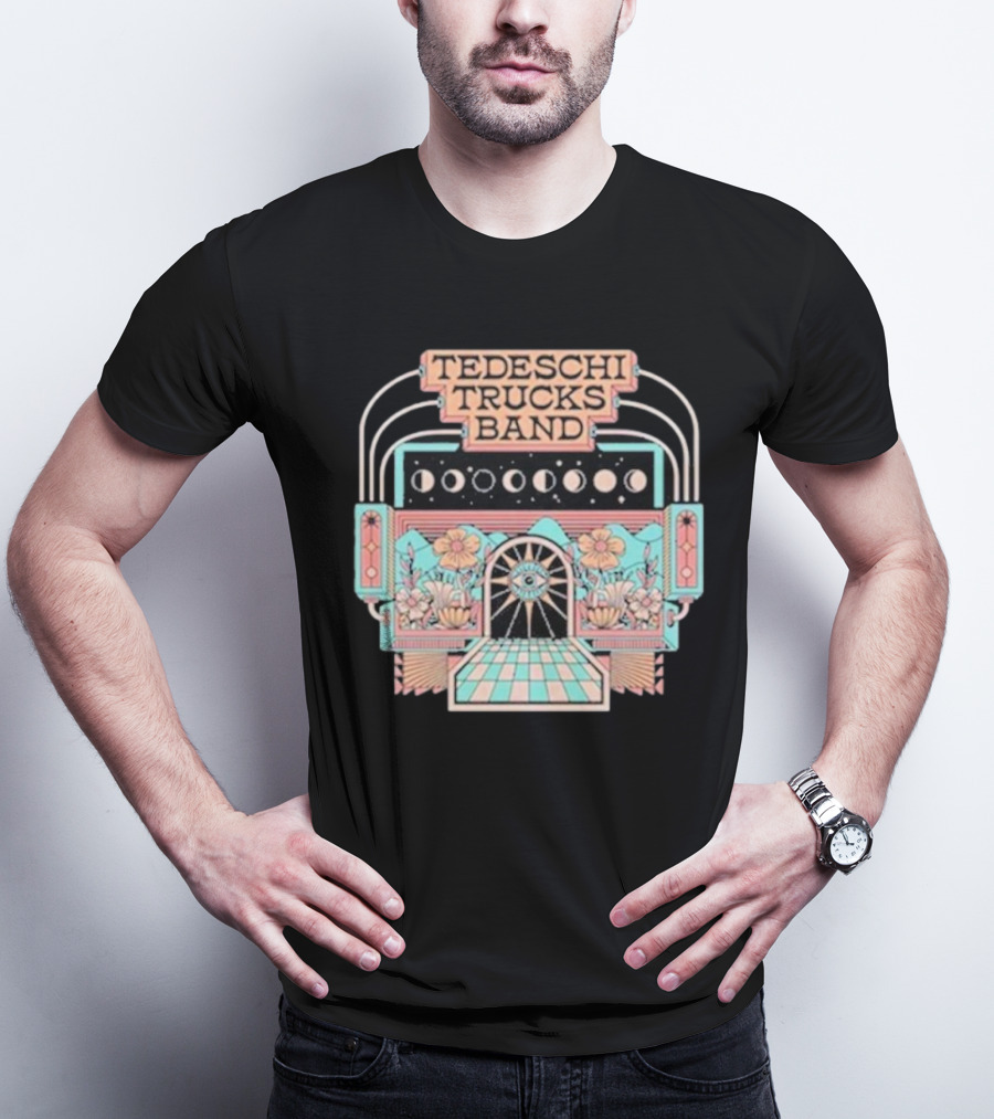 Tedeschi Trucks Band Moon Phases Floral Doorway T-Shirt
