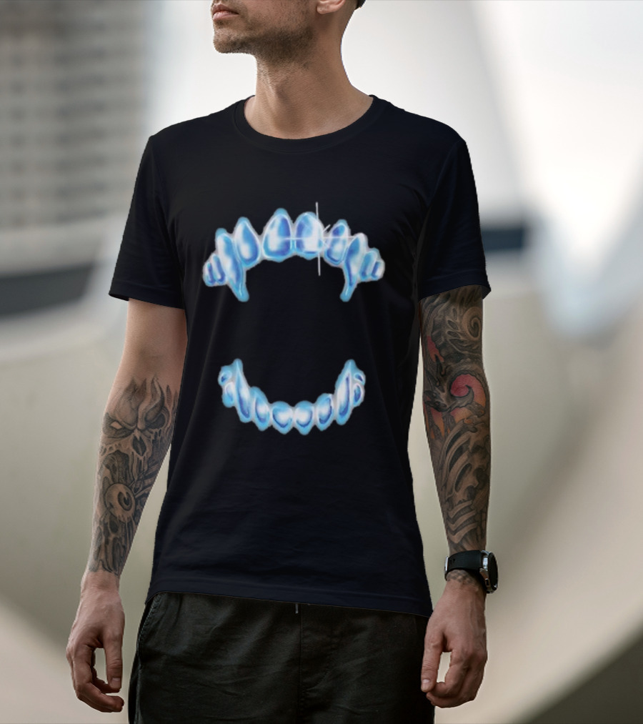 Dom Dolla Cave Fangs Blue Ice Grillz T-Shirt
