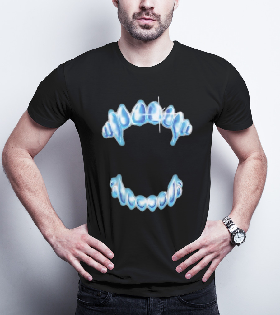 Dom Dolla Cave Fangs Blue Ice Grillz T-Shirt