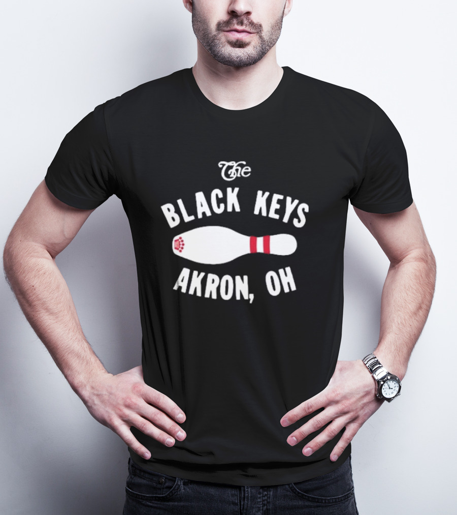 The Black Keys Royal Pin Bowling Akron OH T-Shirt