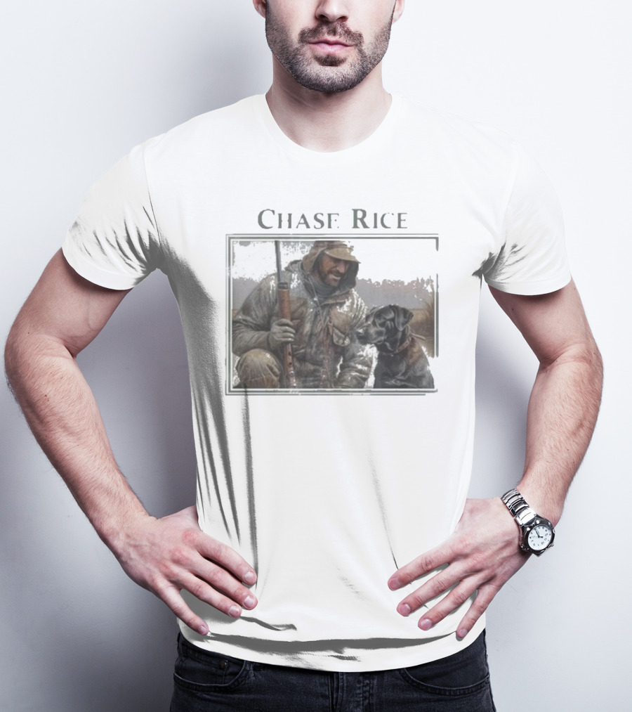 Chase Rice Hunting With Dog In Arkansas T-Shirt
