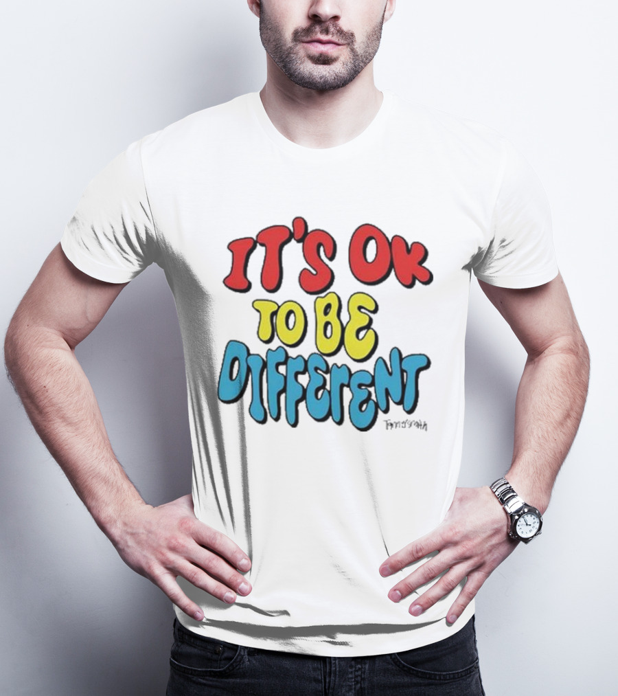 It’s Ok To Be Different By Finnysmth T-Shirt