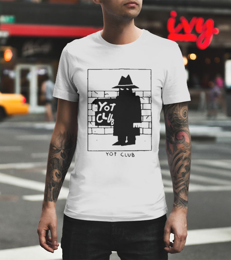 Yot Club Mysterious Silhouette Art Lazy Eyes Show T-Shirt