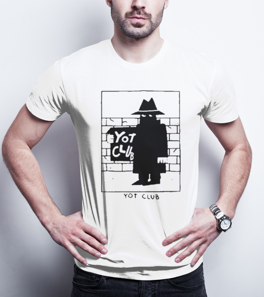 Yot Club Mysterious Silhouette Art Lazy Eyes Show T-Shirt
