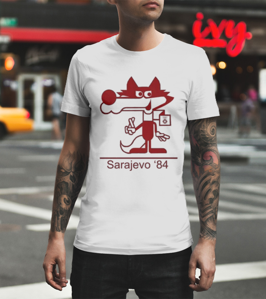 Vucko Sarajevo '84 Winter Olympics Mascot T-Shirt