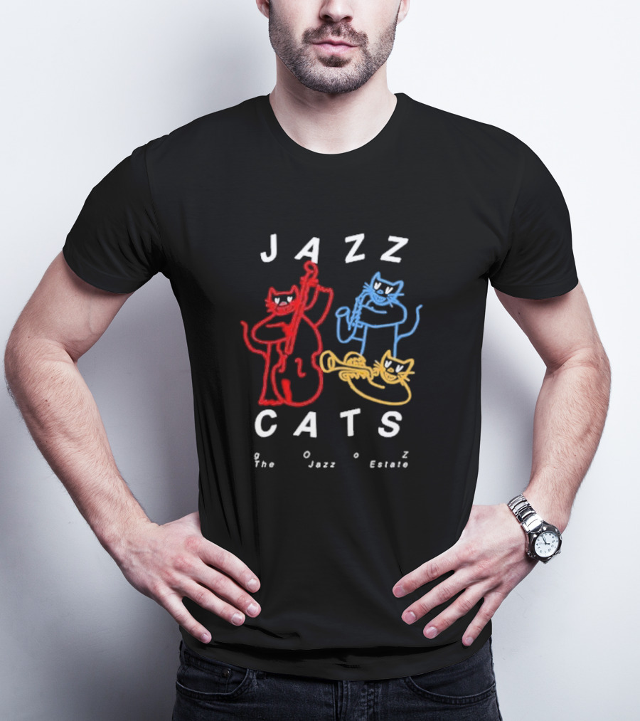 Jazz Cats At The Jazz Estate T-Shirt