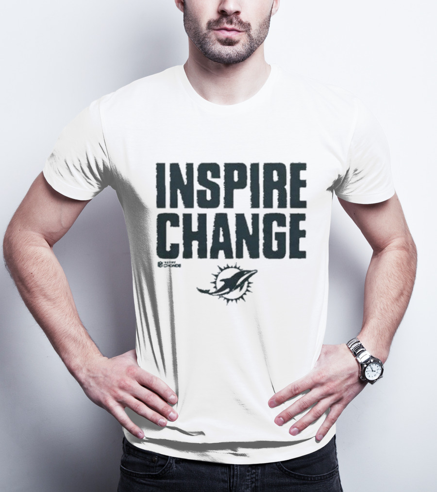Miami Dolphins Inspire Change NFL Initiative T-Shirt