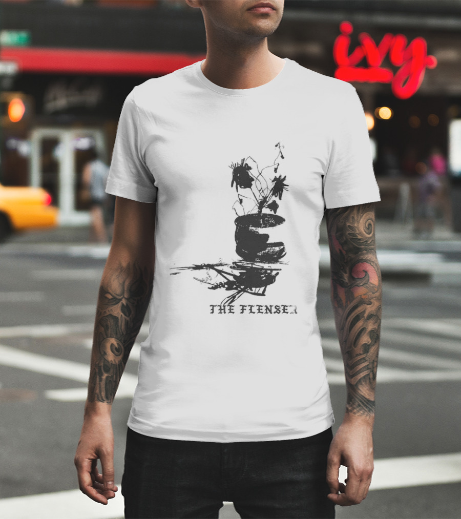 The Flenser Sad Flower Reflection T-Shirt
