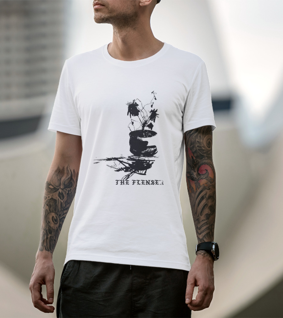 The Flenser Sad Flower Reflection T-Shirt