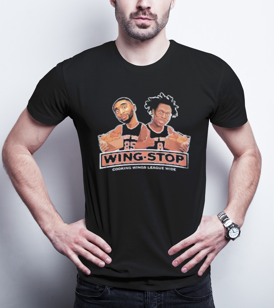 Wing Stop 85 Cooking Wings League Wide T-Shirt